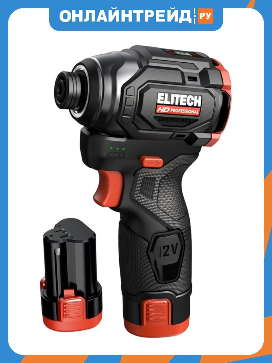 Винтовёрт аккумуляторный Elitech прямой CS1201L (E2201.070.01) 210299