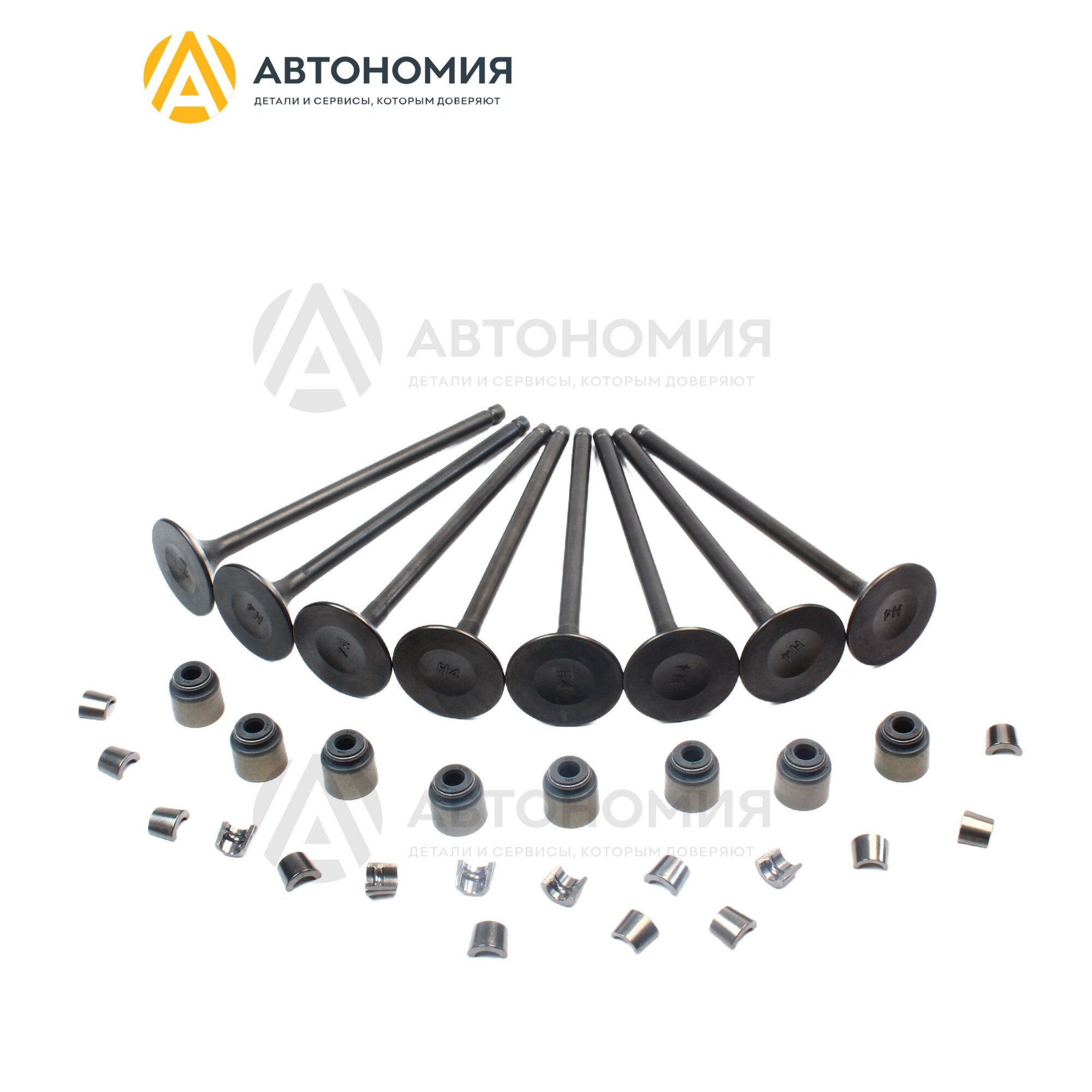 Комплект выпускных клапанов (8шт) Renault 13 20 282 57R