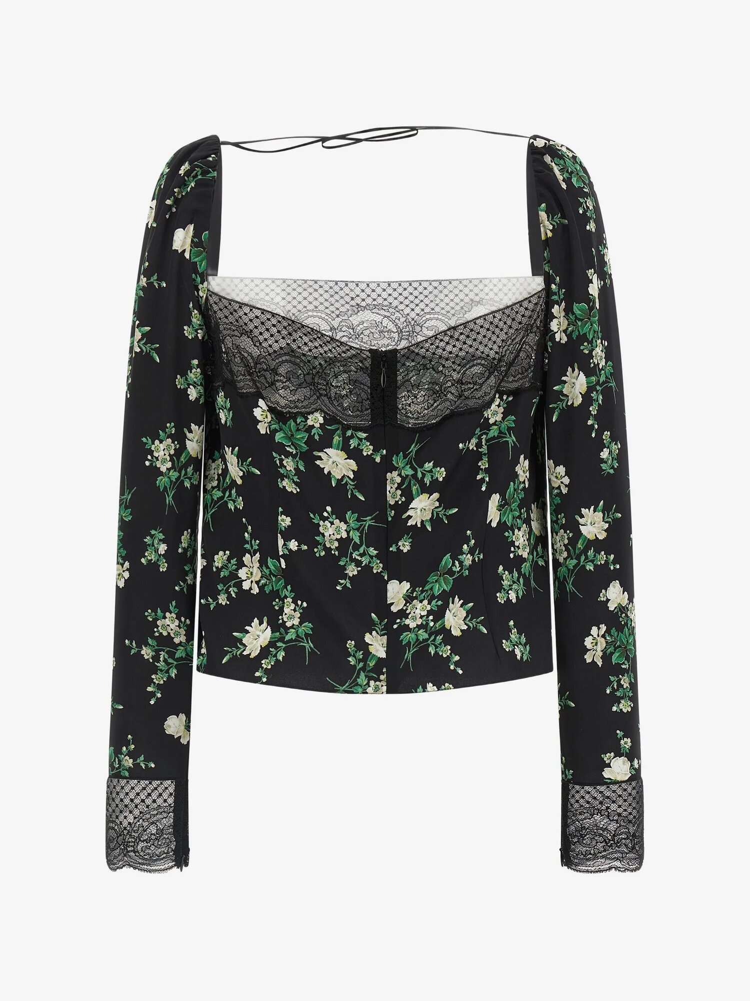 Блуза DOLCE & GABBANA Flower print blouse, размер 40 — фото 1