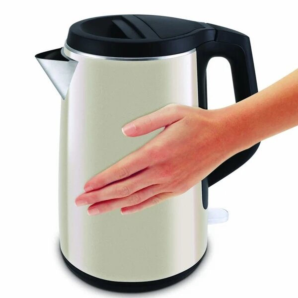Чайник Tefal KO371I30 Safe to Touch, мощность 2400Вт, двухслойный корпус, 1,5 л