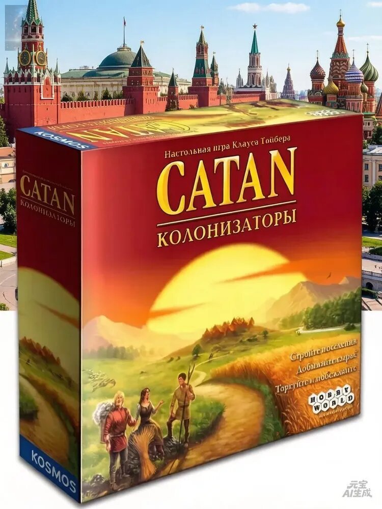 Настольная игра KATAN Colonizers доступна в базовой версии для корпоративных и семейных отпусков