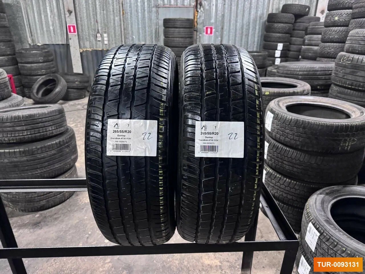 Комплект (2 шт) летних БУ шин Dunlop Grandtrek AT30 265/55 R20 10% износ 7420736795