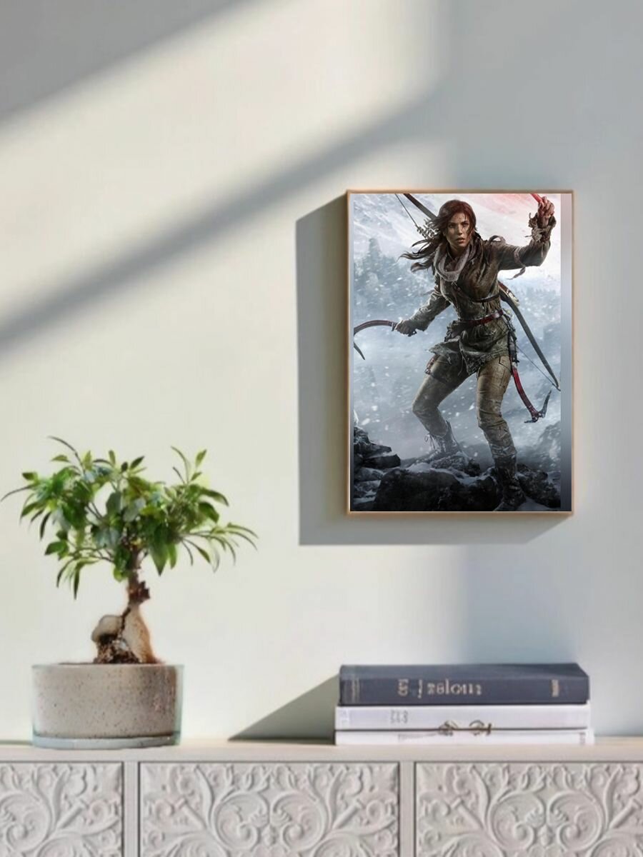 Постер, плакат на стену "Rise of Tomb Raider" A2 42 59 см