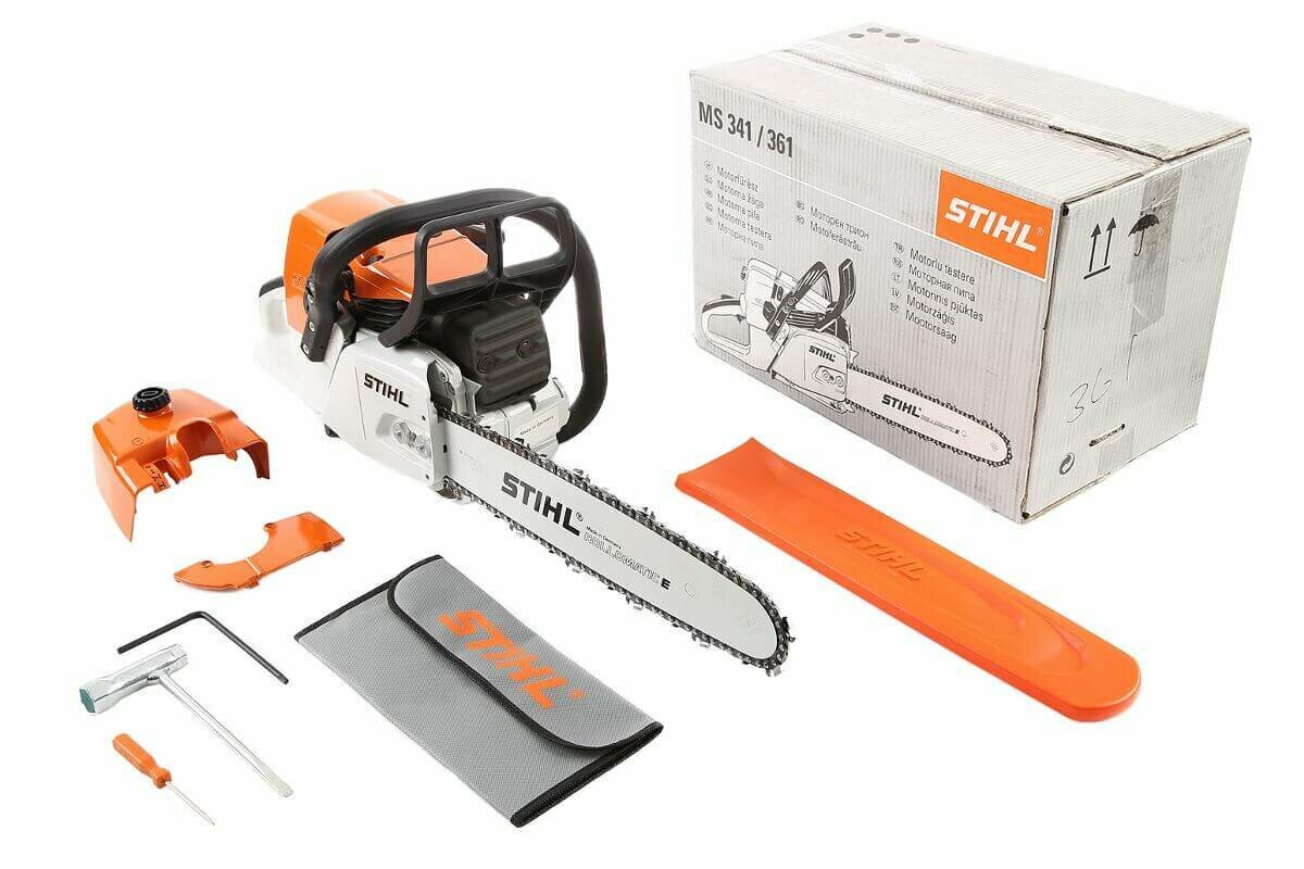 Бензопила Stihl MS 361 16" (3,4кВт/4,6л. с, шина 40см-D025, цепь 3/8х1,6х60зв.) 5,6кг