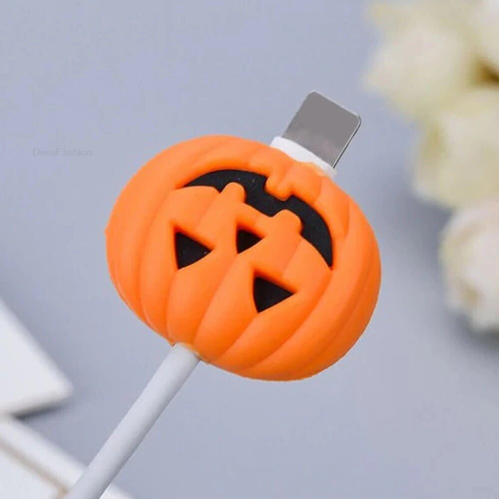 Силиконовый чехол для кабеля Pumpkin