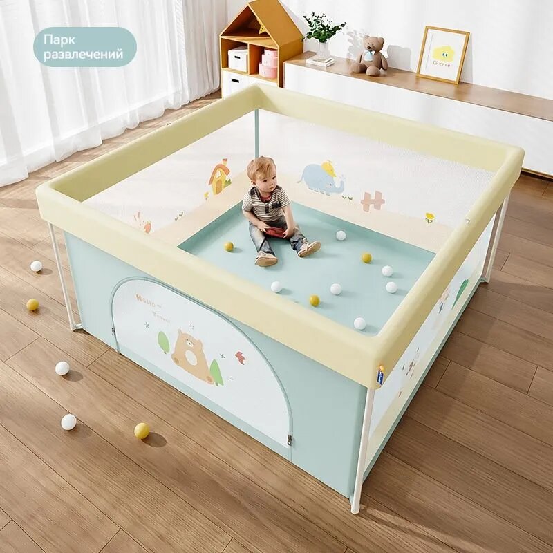 Манеж детский игровой ограждение для детей 150х150х77 см.