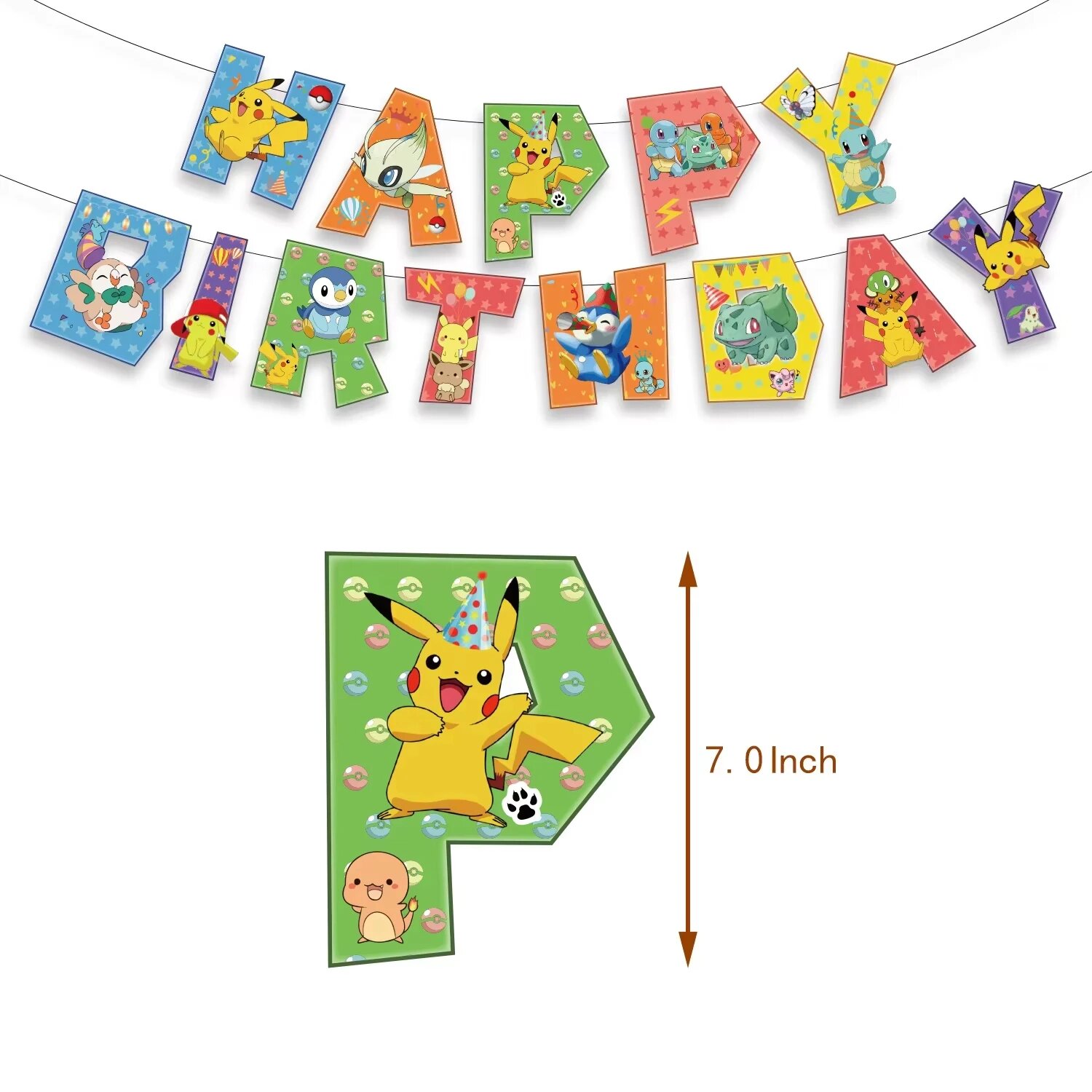 Набор для вечеринки Пикачу Bandai 1set banner