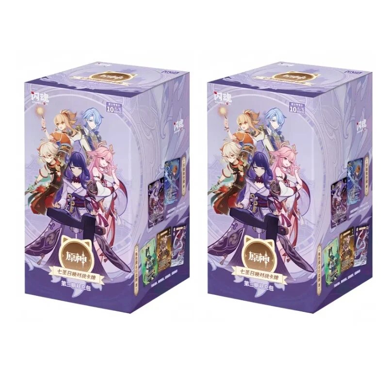Коллекционная карта Genshin Impact Genius Invokation Bandai, 2 boxes