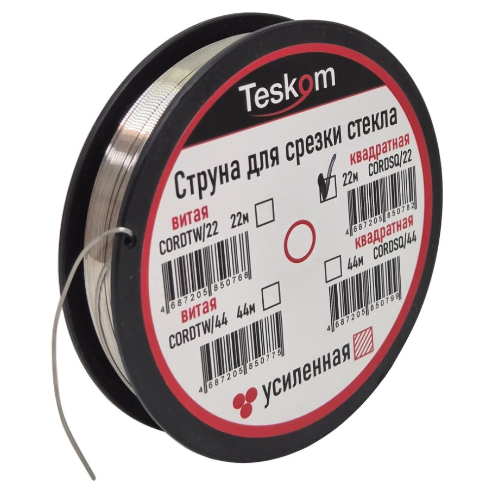 Струна для срезки квадратная 22м TesKom