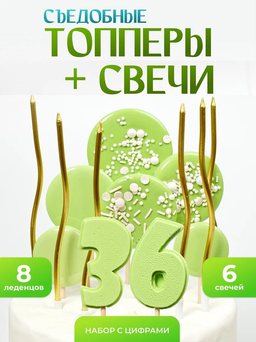 Топпер на торт 36 лет