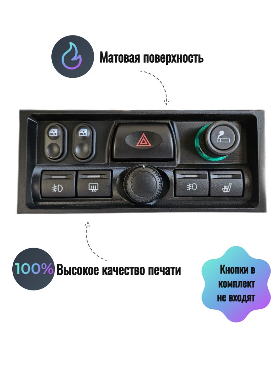 Рамка под кнопки в консоль 2107