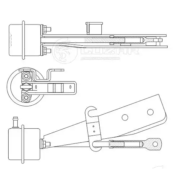 LUZAR LTC0733 актуатор турбины