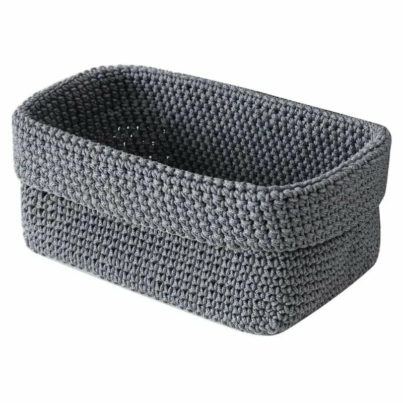 Корзина для хранения длина 21 см, ширина 13 см, высота 15.5 см.