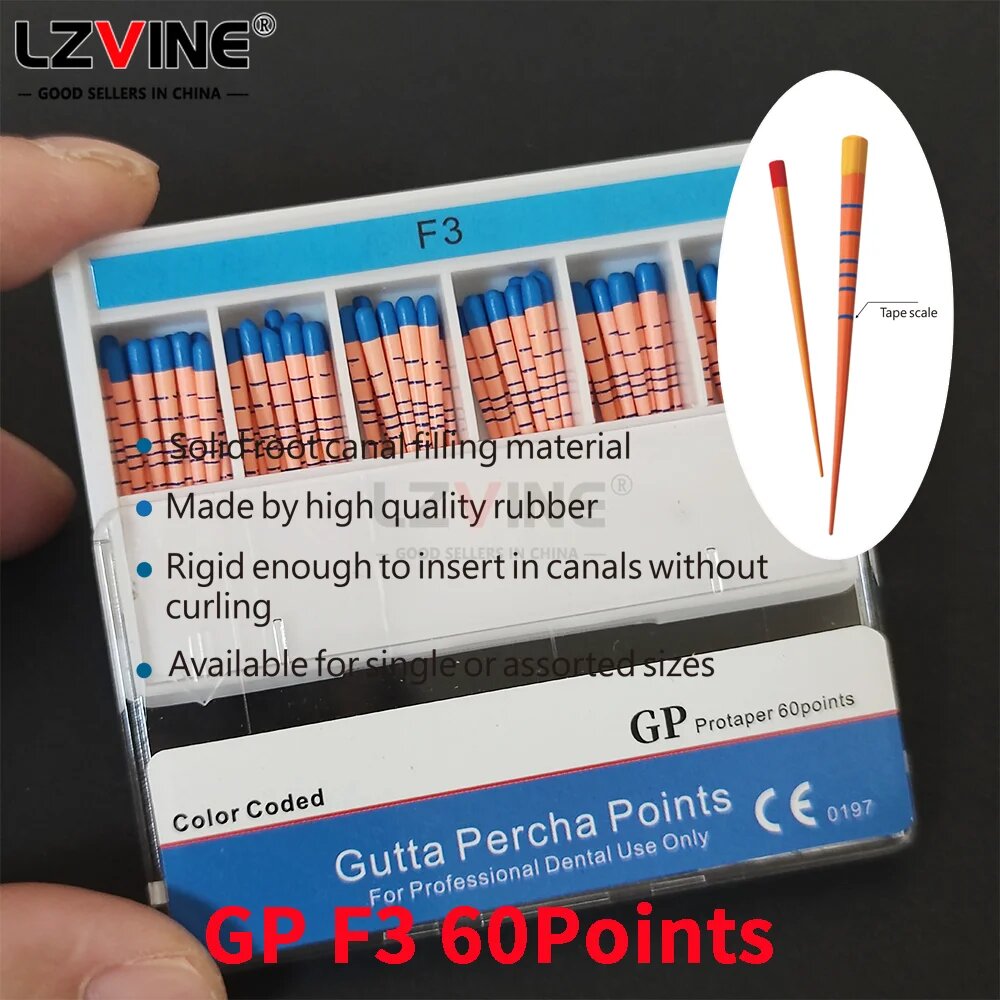 Gutta Percha Points GP F3 60Points