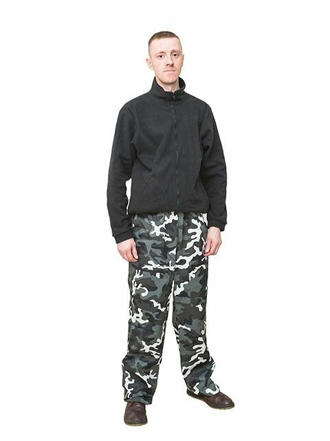 Брюки молодежные цвет белый КМФ (Разм. 52-54 / Рост 170-176)