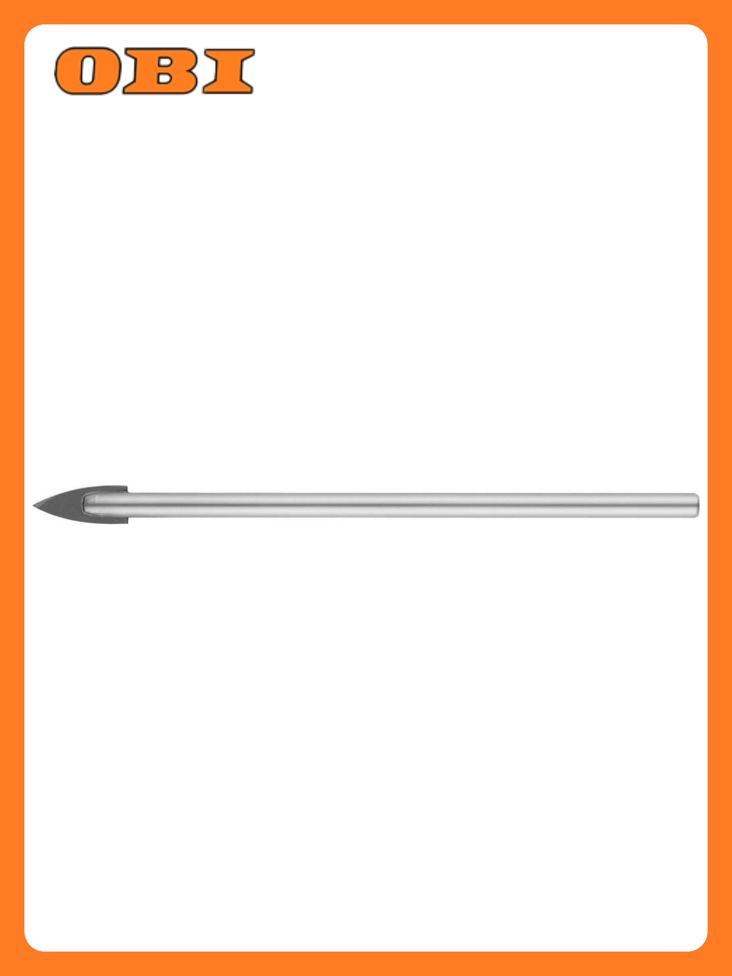 Сверло STAYER MASTER, для кафеля и стекла, 5мм, цилиндрический хвостовик, 65мм