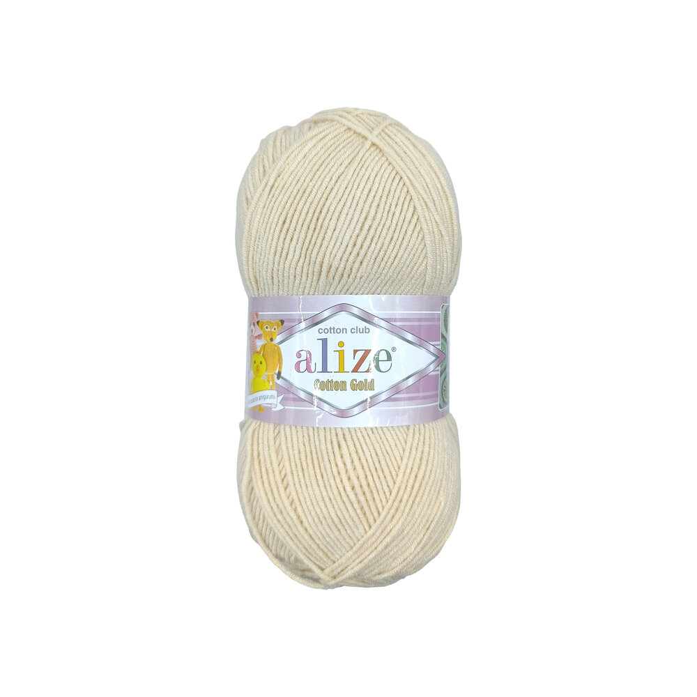 Пряжа для вязания Alize Cotton gold 458 камень 1 моток 100 гр/330 м 55% хлопок, 45% акрил