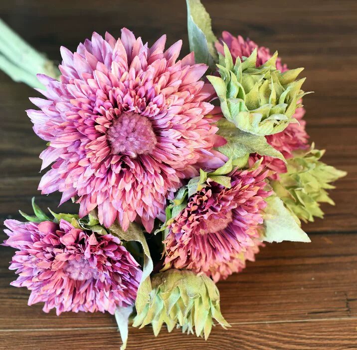 Подсолнух подсолнечник шелковый цветок европейский стиль искусственный цветок украшение интерьера гостиной поддельный