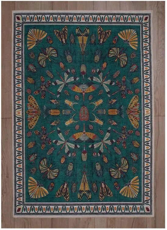 Ковер Темно-зеленые насекомые 200x300 см