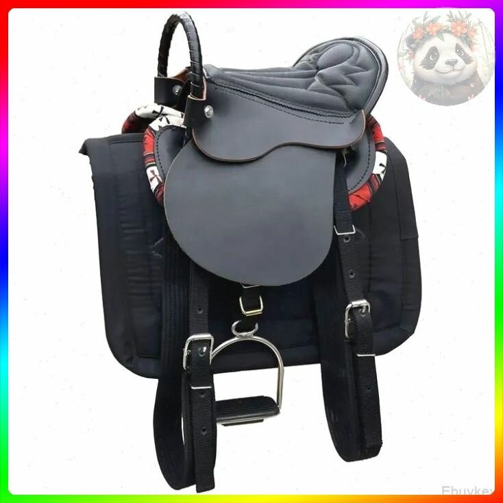 Лошадиное седло, атуральная кожа/высококачественная искусственная кожа, мягкая и удобная, Спортивное оборудование для активного отдыха