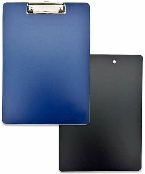 Папка-клипборд INTELLIGENT формат А4, цвет тёмно-синий, фактурный (DK-83)