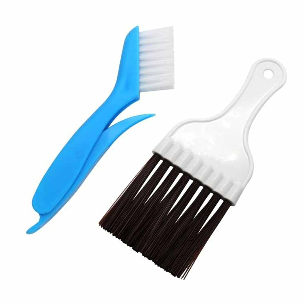 (1 комплект) Фин гребень очистки и пыли инструмент-щетка плюс складной набор щеток