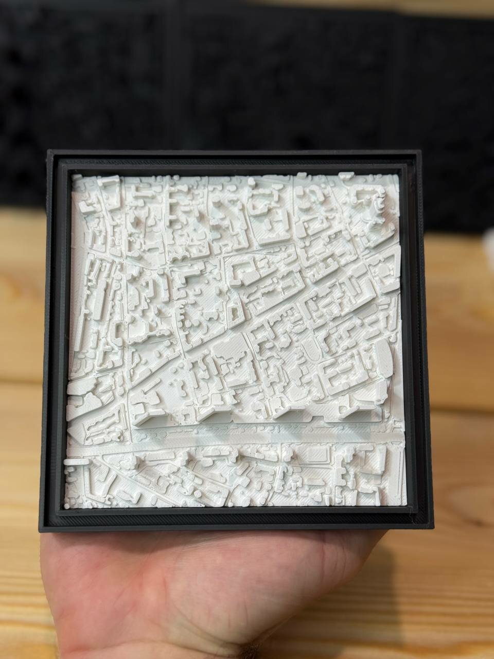 Картина 3D москва арбат 11х11