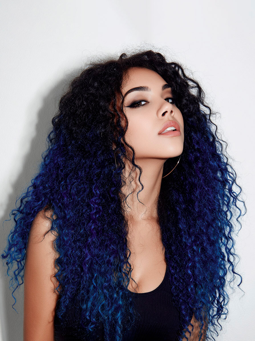 Hairshop Афрокудри 1/С 22-1 40см (Темно-фиолетовый)