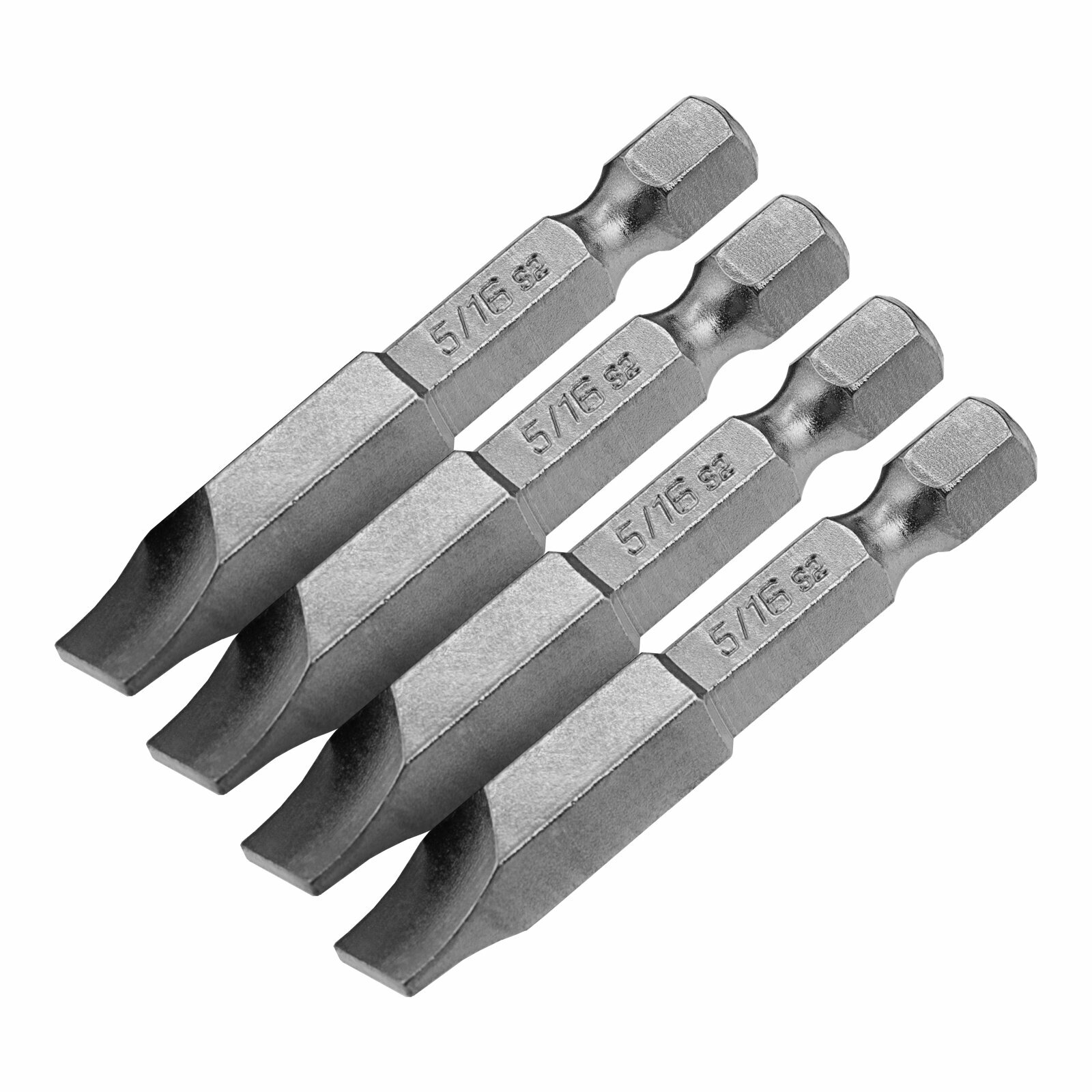 Набор бит, SL5/16"x2", 4 шт. Denzel 7711314