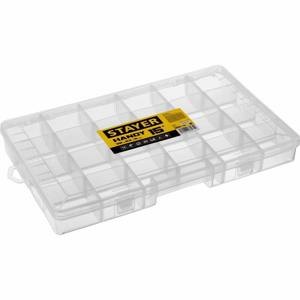 Пластиковый органайзер Stayer HANDY-15 38051-15_z01