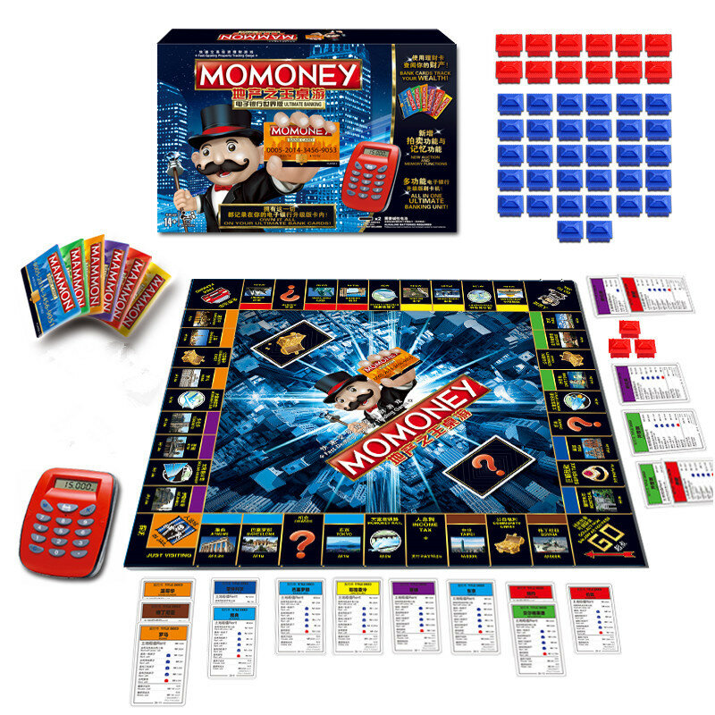 1a Настольная игра «Король недвижимости» для детей, люксовое издание, увеличенный размер, для взрослых, оптовая продажа 1z