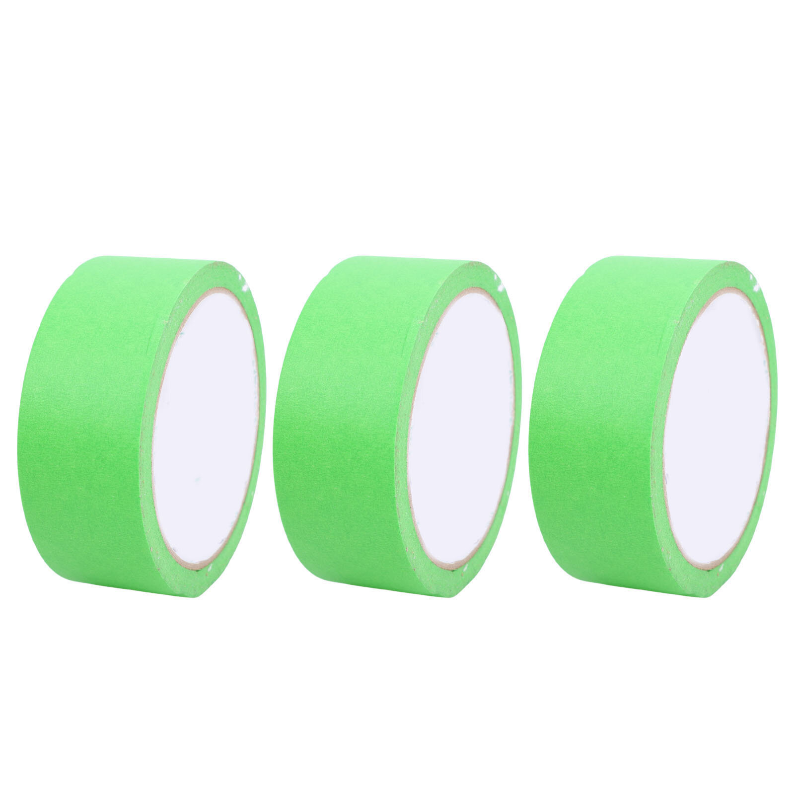 3 шт. малярная клейкая маскирующая лента для покраски автомобиля, ручная затирка, инструмент для украшения, легкое удаление, 35 мм, 20 м, зеленый