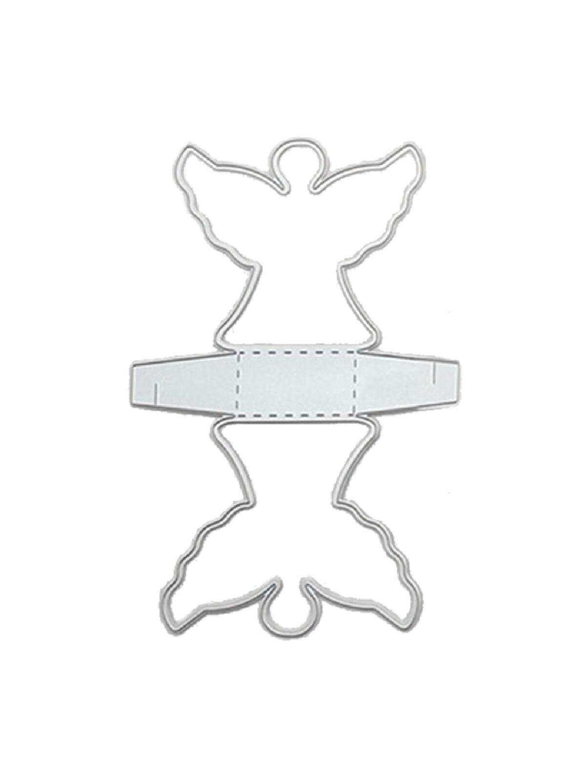 Трафарет для резки металла Angel Box DIY Альбом для вырезок Шаблон бумажной карточки