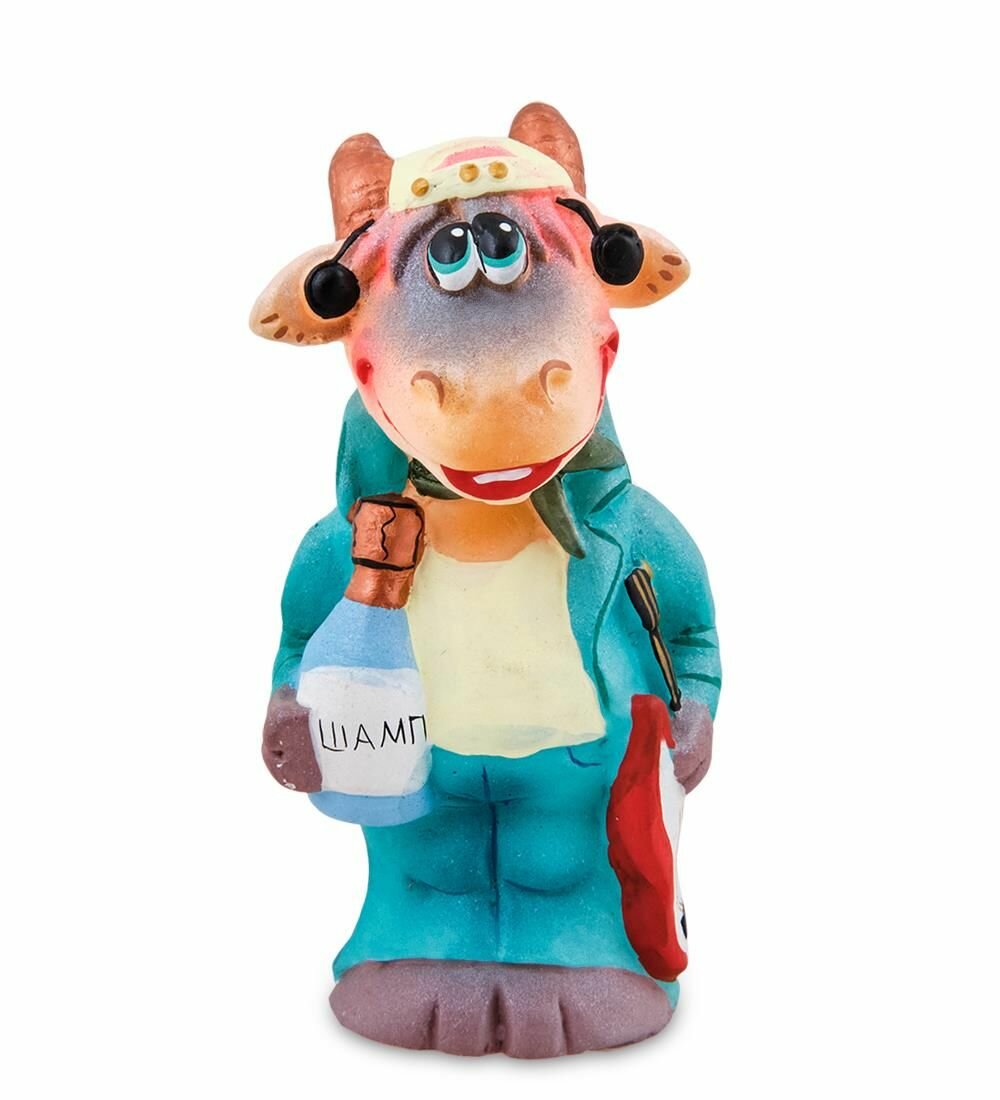 Фигурка гипсовая Козел A2182539 Народные промыслы, Гипс, Россия.