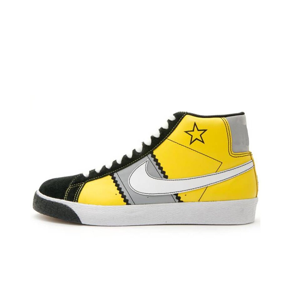 Кроссовки NIKE Blazer, размер EU 42 стопа (26.5CM), Желтый — фото 1