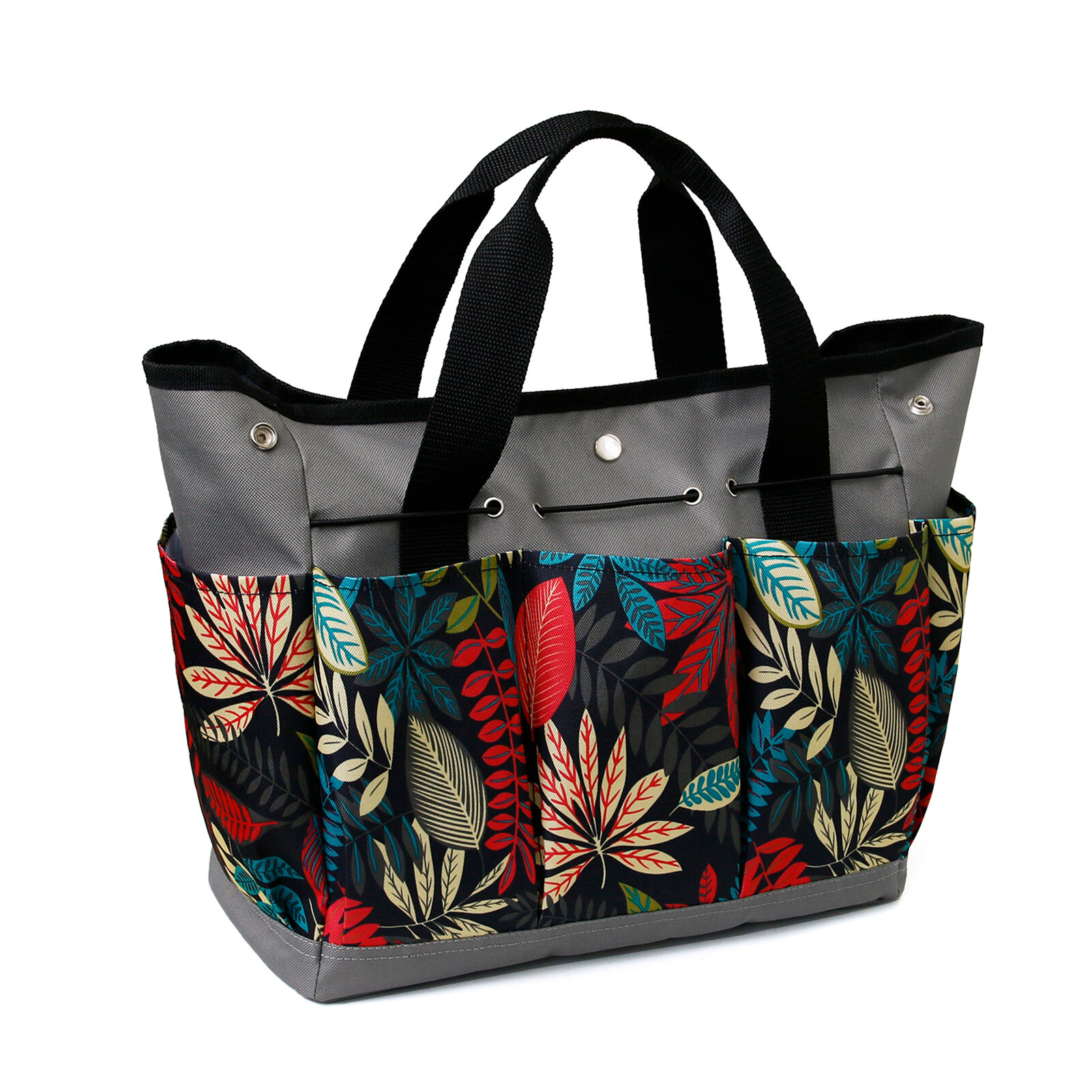 Садовый органайзер с 9 карманами, переносная сумка для садовых инструментов, водонепроницаемая сумка из оксфорда для хранения садовых принадлежностей.