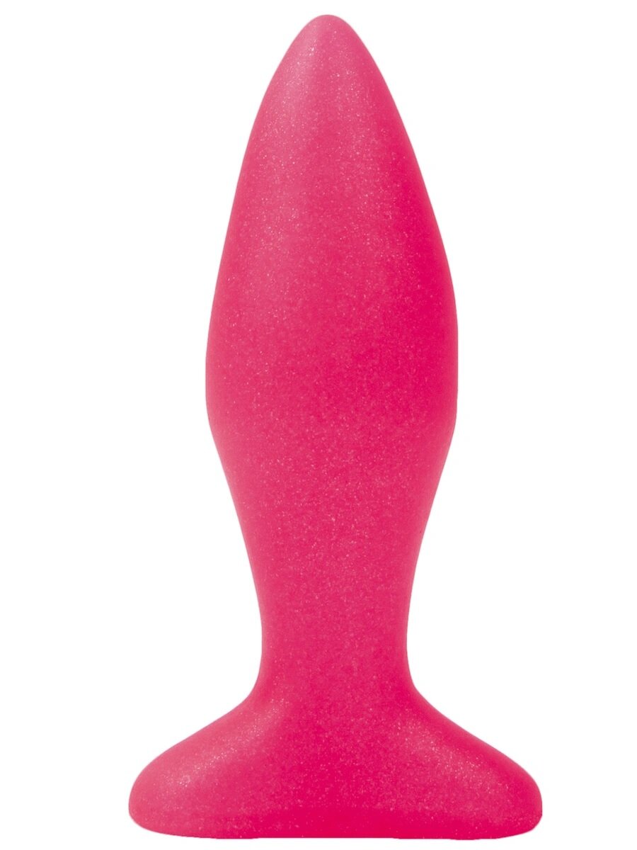 Анальная пробка, розовая, 11см