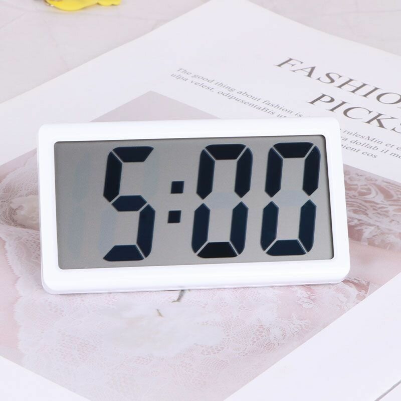Настольные маленькие часы, простые, с большим экраном, HD цифровые электронные часы, для студенческого общежития, спальни, настольные часы, креативный орнамент LD