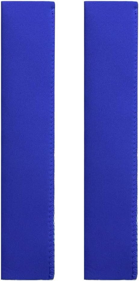 2pcs Рукава для весла каяка и каное, не скользящие, материал неопрен, черный/синий/оранжевый/желтый, длины 14.5x5cm и 24.7x5cm