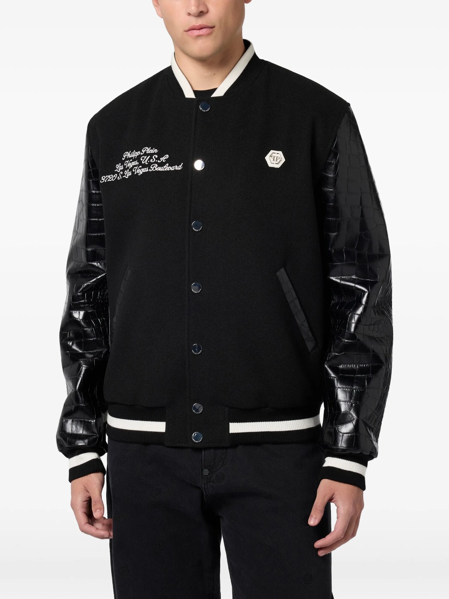 Куртка PHILIPP PLEIN, размер 5XL, black/black — фото 1