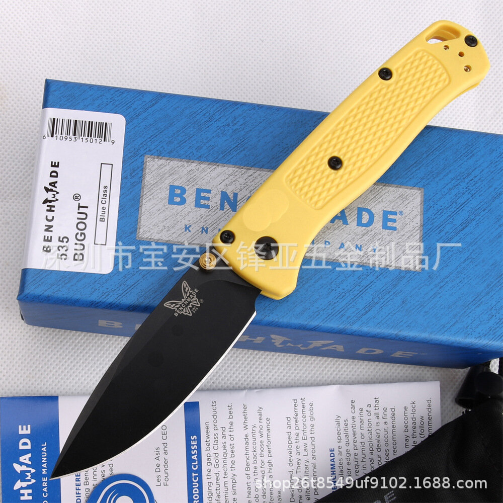 Нож Benchmade Butterfly -434.999999999% off CNC с высокой твердостью, острый BM535, складной портативный карманный нож для кемпинга на открытом воздухе