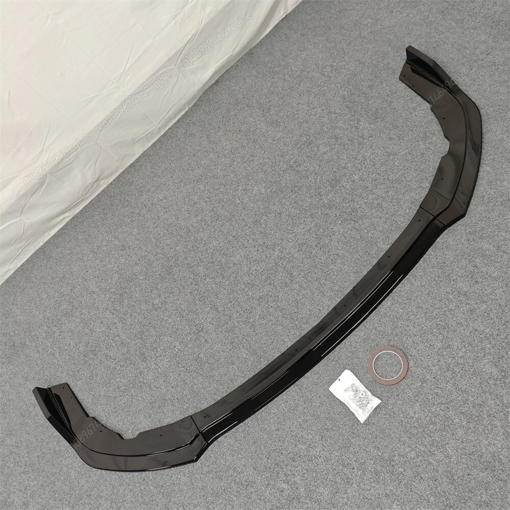 Для Subaru Impreza WRX STI 2011-2014 автомобильный передний бампер, спойлер, диффузор, сплиттер, бампер, ABS, черный, глянцевый, 3 шт, комплекты кузова, тюнинг Gloss Black