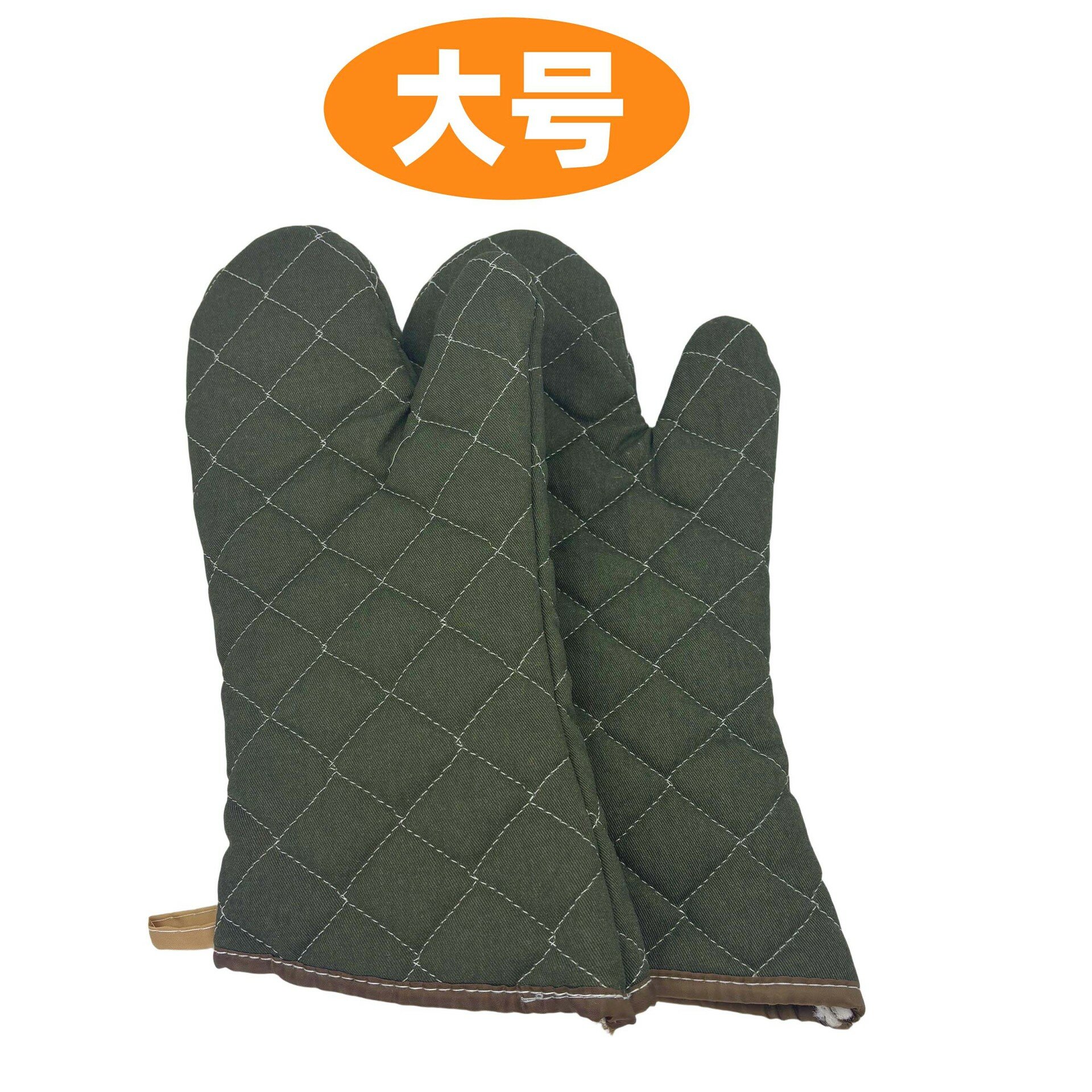 Чистые хлопковые прихватки для духовки, утолщенные и удлиненные, прихватки для микроволновой печи, кухонные, устойчивые к высоким температурам, изоляционные прихватки для выпечки, антиожоговые перчатки