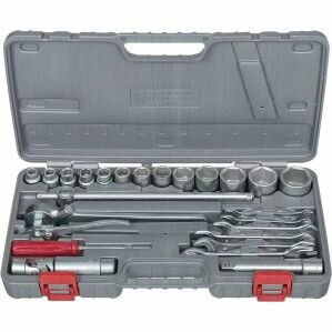 Набор инструментов НИЗ 26пр "Автомобилист" 1/2" 10-32мм 6-гран. пластик кейс