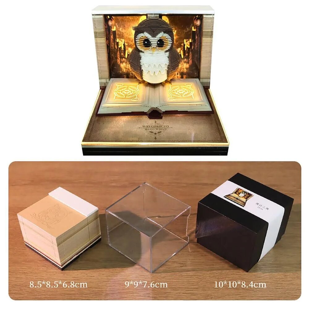 Календарь Time Piece 3D 2026 года настольный бумажный 8.5*8.5*6.8cm бежевый