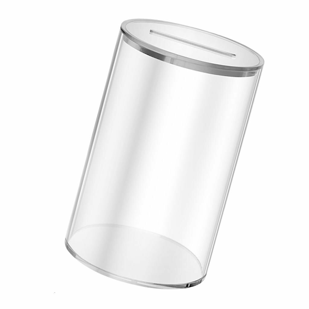 Прозрачная копилка для монет, - S