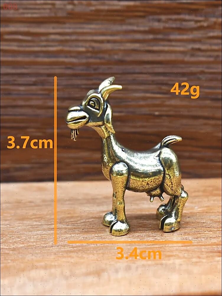 Статуэтка осла из латуни, декоративное произведение искусства