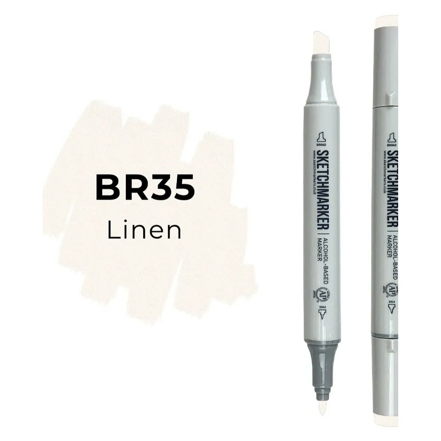 Маркер SKETCHMARKER CLASSIC на спирт. основе два пера цв.№BR35 льняное полотно