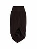 Юбка Alaia Draped midi skirt