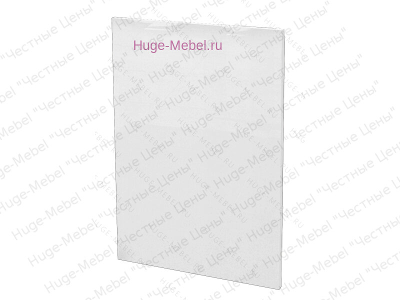 Кухонный фасад Ф-230 белый глянец (Ксения) Huge Mebel . Ширина 496 Высота 916. Кухонные фасады